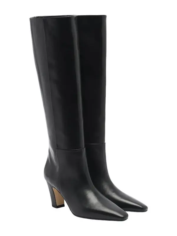 AeydĒ Silva Leather Knee-high Boots - Black