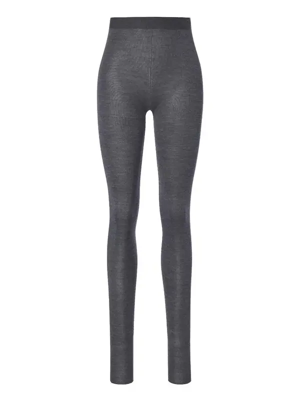 Bottega Veneta Wool Leggings - Grey