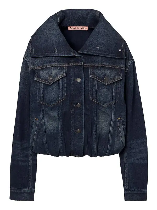 Acne Studios Denim Blouson Jacket - Blue
