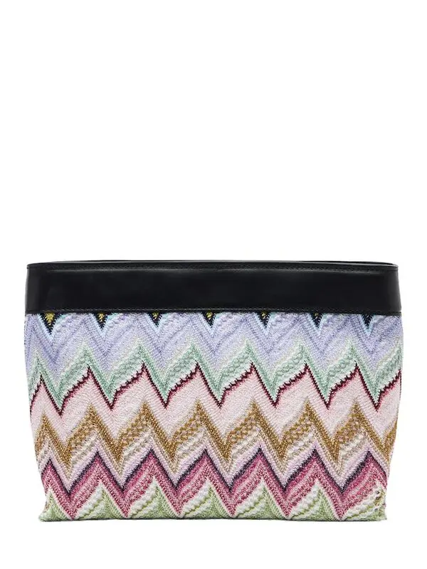 Missoni Zigzag Lamé Pouch - Multicoloured
