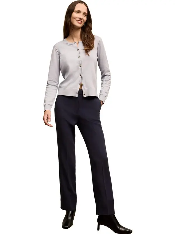 M.M.LAFLEUR Smith Straight Leg Trousers In Oxford - One-color