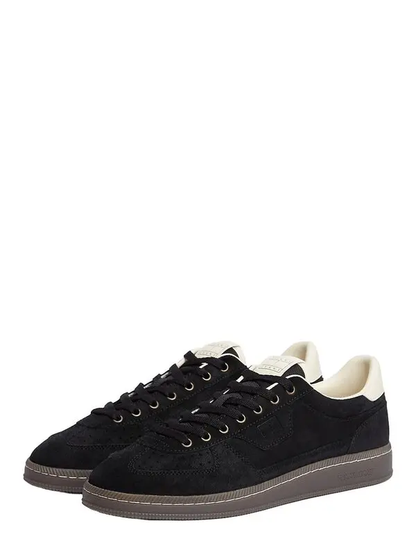 Tommy Hilfiger Suede Court Sneakers - Black