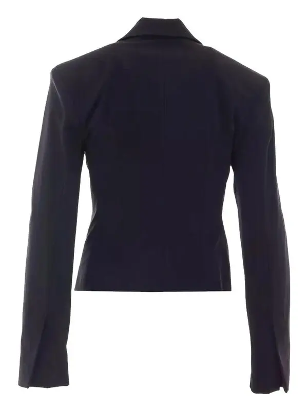 Pinko Slim-fit Cropped Blazer - Blue