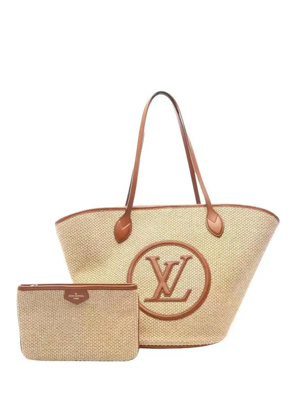 LOUIS VUITTON Saint-jacques Logo Patch Tote Bag - Neutrals