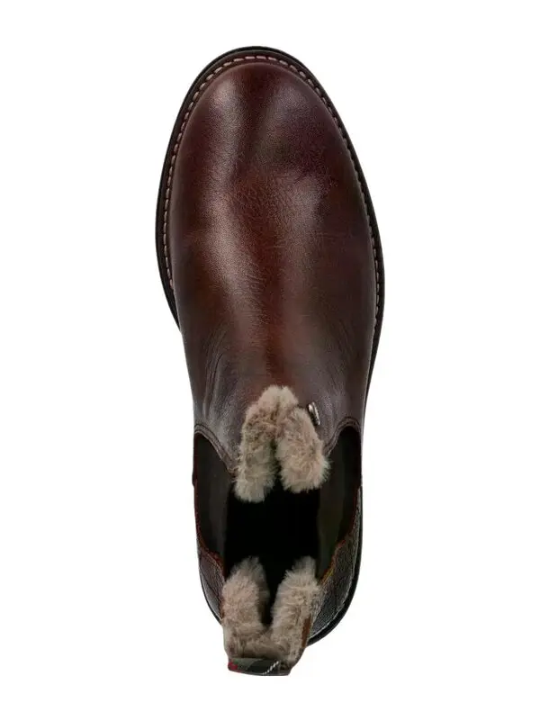Barbour Evie Quilted Faux-fur Boots - Brown