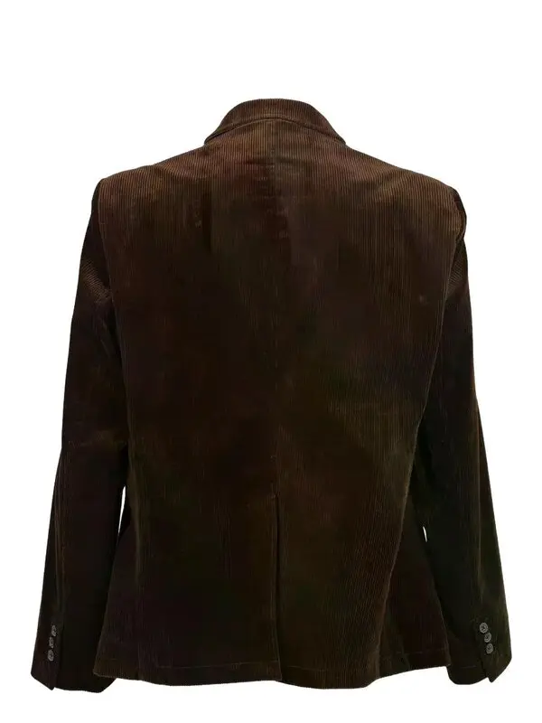 Mihara Yasuhiro Switch-front Corduroy Tailored Jacket - Brown