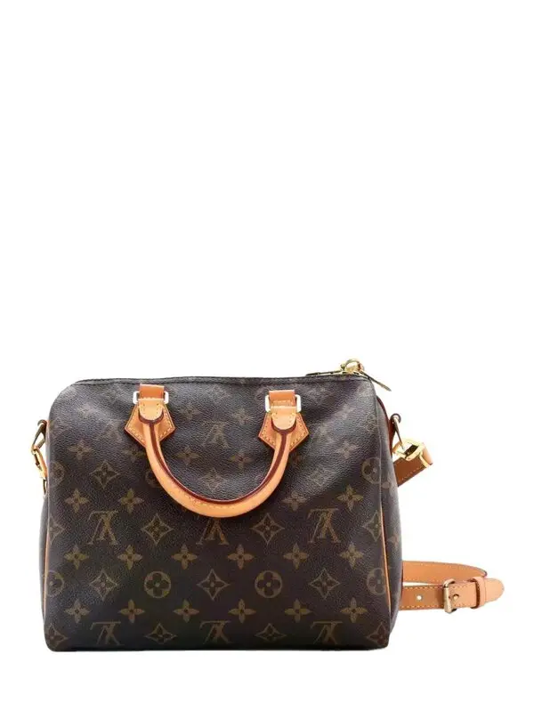 LOUIS VUITTON Speedy Bandouliere Satchel - Brown