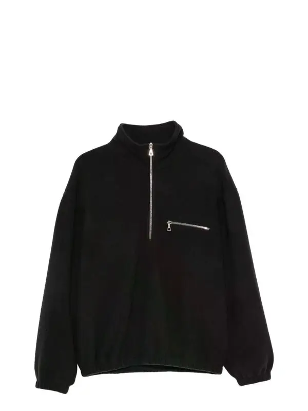 RIER Fleece Tourbe Sweatshirt - Black