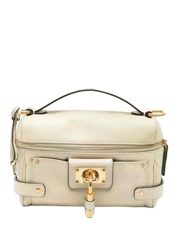 Chloé Paddington Tote Bag With Padlock Detail - Neutrals