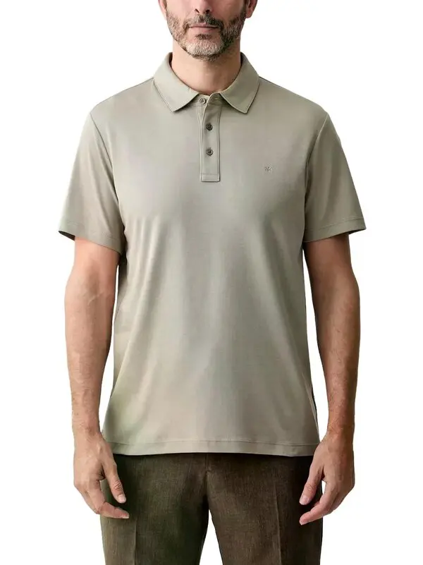 Michael Kors Embroidered-logo Polo Shirt - Green