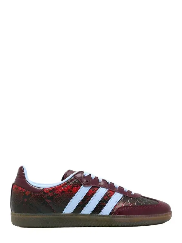 Adidas Samba Og Snakeskin Effect Sneakers - Red