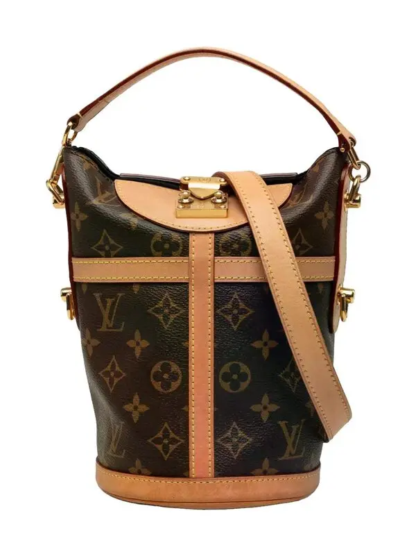 LOUIS VUITTON Monogram Duffle Bucket Bag - Brown