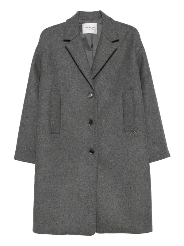 OTTOD'AME Simona Single-breasted Coat - Grey