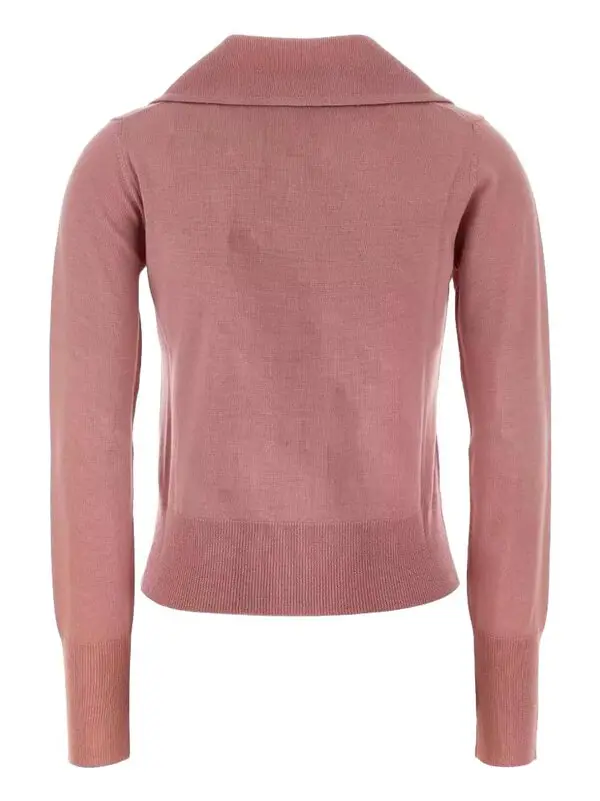 VIVIENNE WESTWOOD Bea Embroidered-logo Sweater - Pink