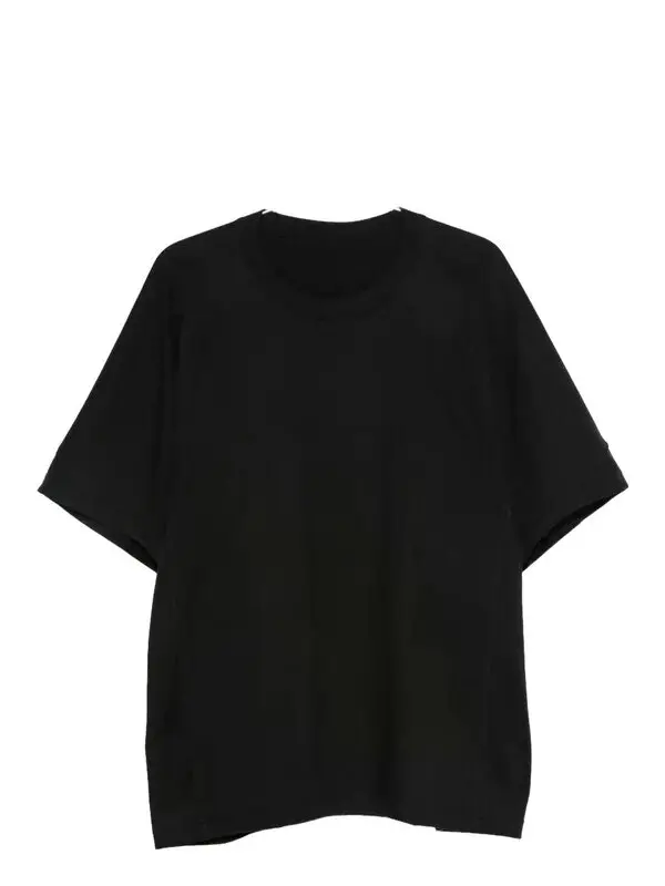 Issey Miyake Layered-sleeve T-shirt - Black
