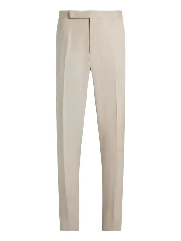 Ralph Lauren Purple Label Gregory Hand-tailored Trousers - Grey