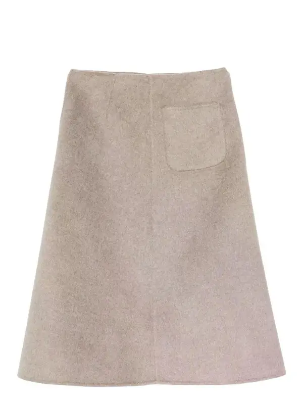 SUSANNE BOMMER Zip-fastening Midi Skirt - Neutrals