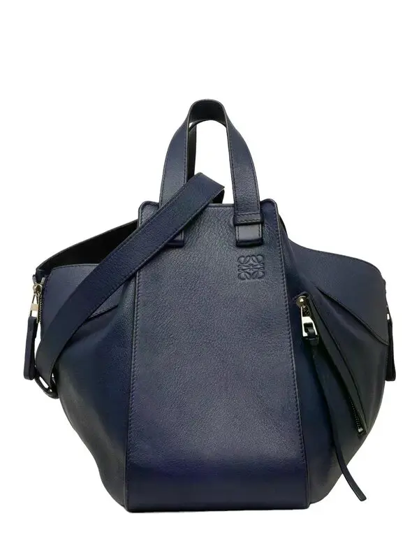 Loewe Soft Grained Calfskin Hammock Bag - Blue