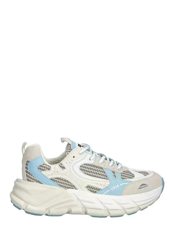Iceberg Paneled Mesh Sneakers - White