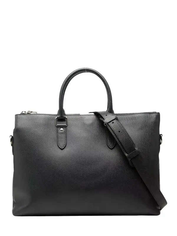 LOUIS VUITTON 2018 Taiga Anton Soft Briefcase - Blue