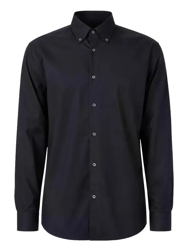 PT TORINO Button-down Collar Shirt - Black