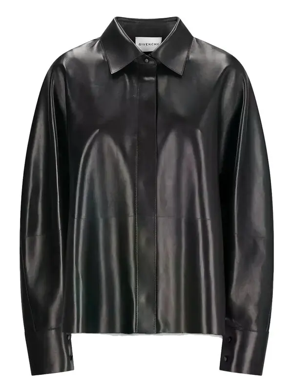 Givenchy Leather Shirt - Black