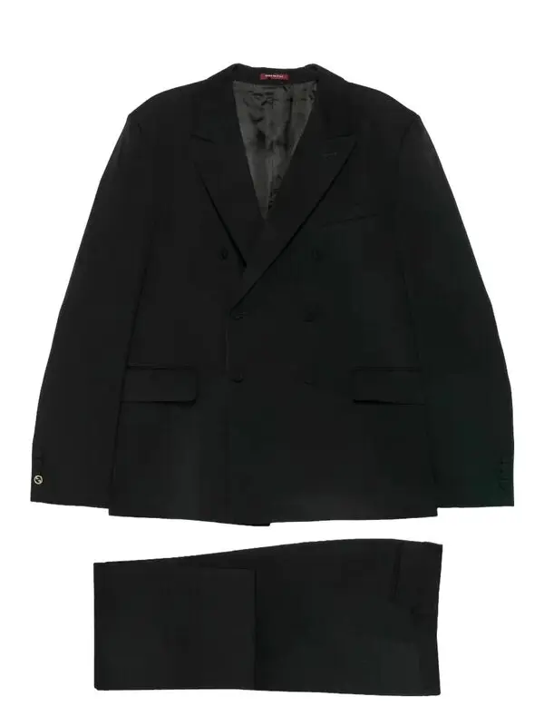 Gucci Double-breasted Suit - Black