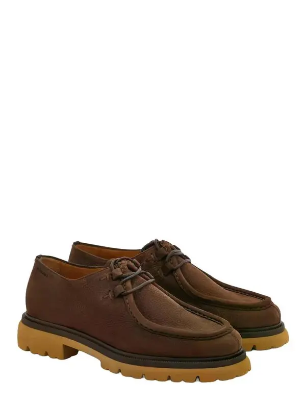 FERRAGAMO Chunky Lace-up Shoes - Brown