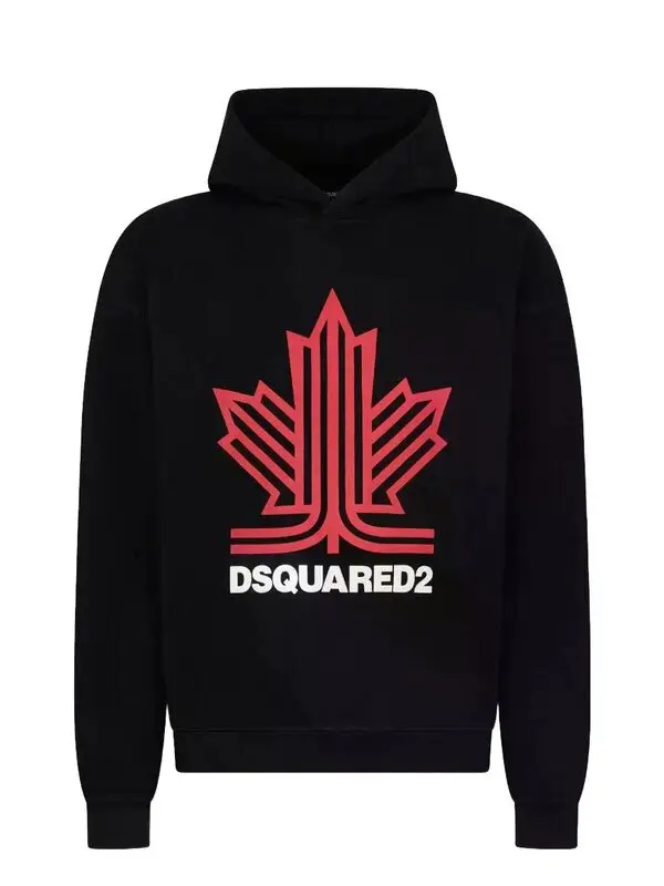 Dsquared2 Ski Leaf Hoodie - Black