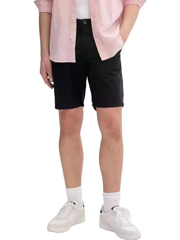 Paul Smith Logo Patch Chino Shorts - Blue