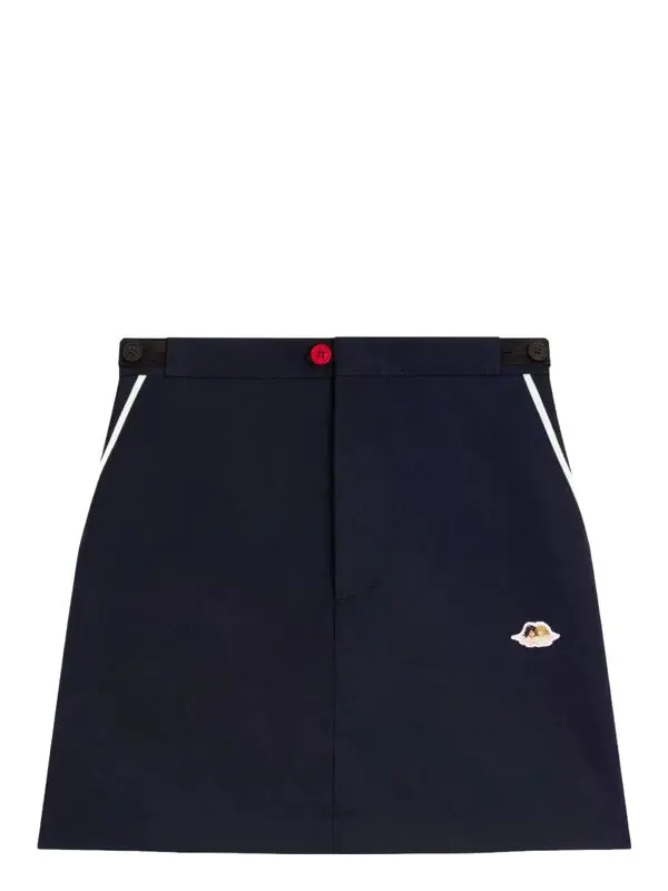 Fiorucci Angel Patch Mini Skirt - Blue