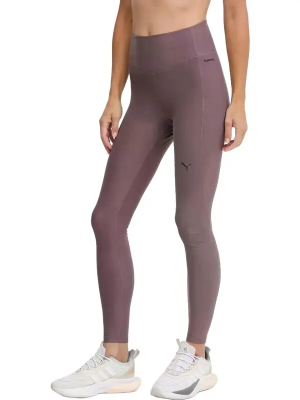 PUMA Cloudspun Logo-print Leggings - Purple