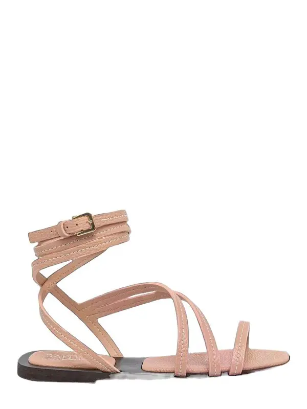 POLLINI Wrap-around Ankle-strap Sandals - Neutrals
