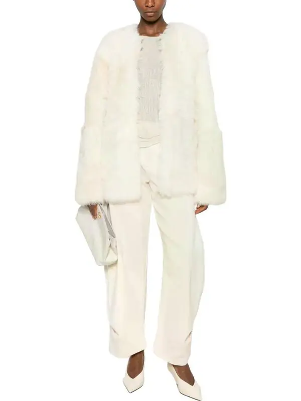 JADIA Kate Shearling Jacket - Neutrals
