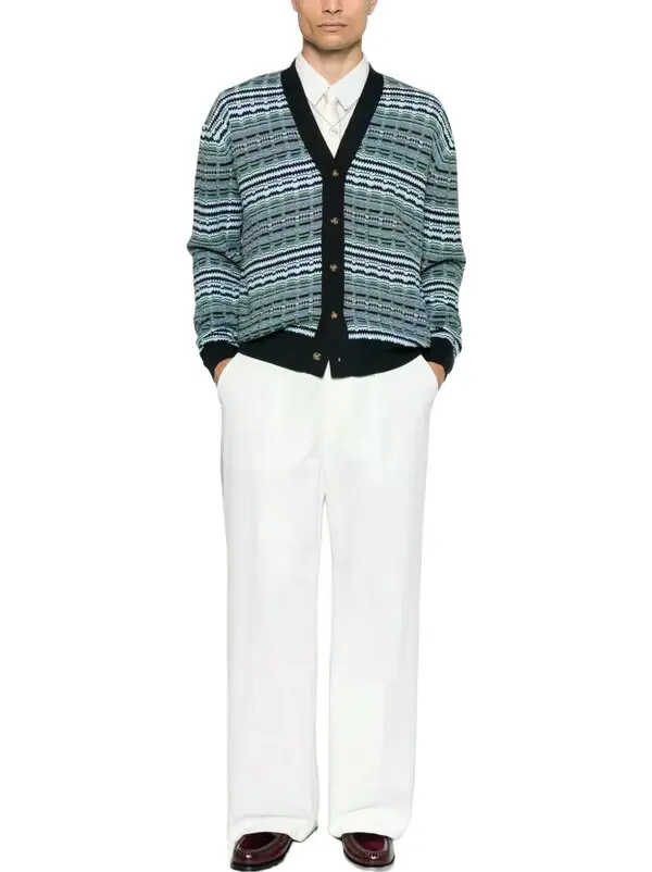 Drole De Monsieur Coogi Knit Cardigan - Blue