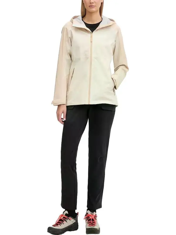 JACK WOLFSKIN Performance Rain Jacket - Neutrals