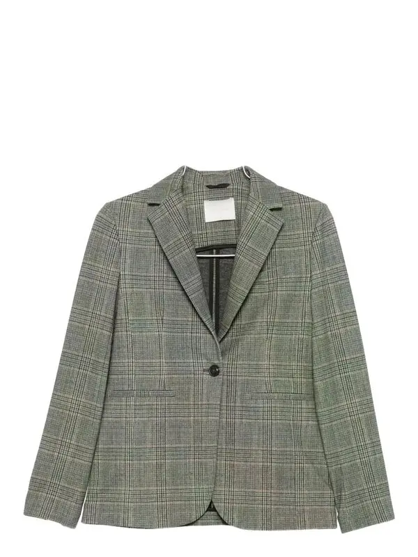 CIRCOLO 1901 Check-print Blazer - Grey