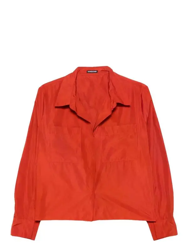SUSANNE BOMMER Patch-pocket Shirt - Red