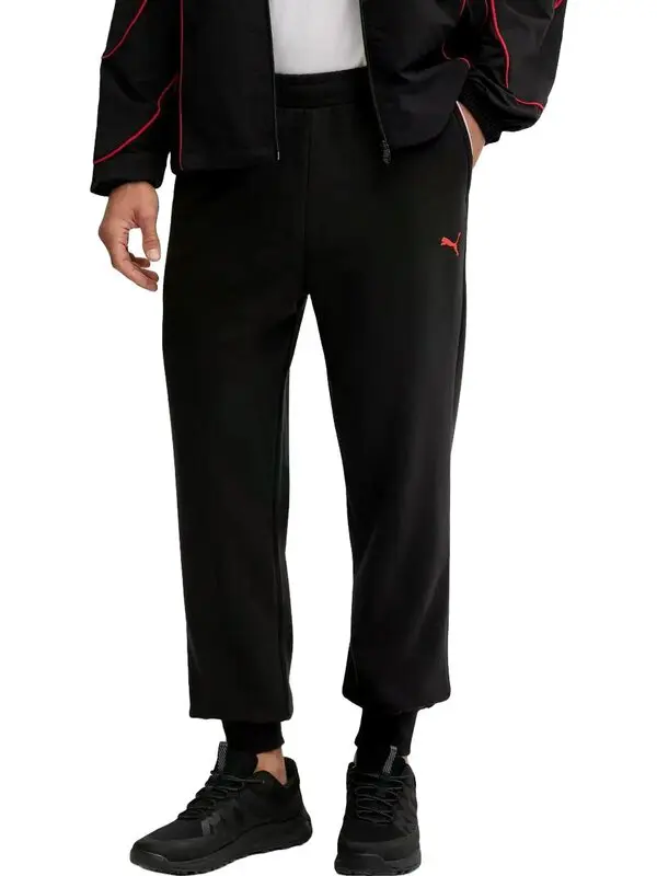 PUMA X F1 Logo-embroidered Side-stripe Track Pants - Black