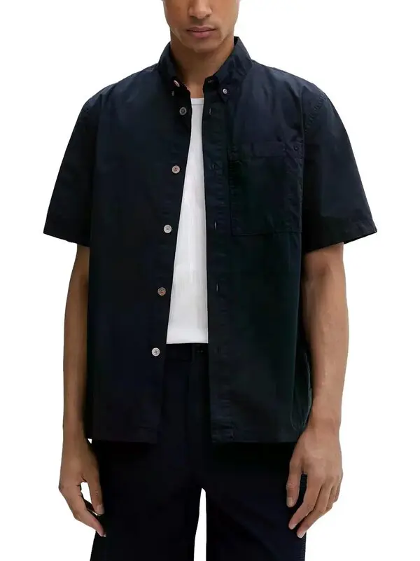 Paul Smith Short-sleeve Button-down Shirt - Blue