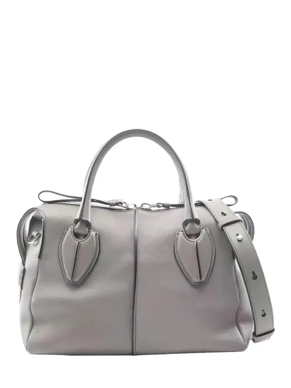 TOD'S 2000s D-styling Two-way Tote Bag - Grey