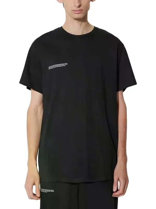 PANGAIA Logo Print T-shirt - Black