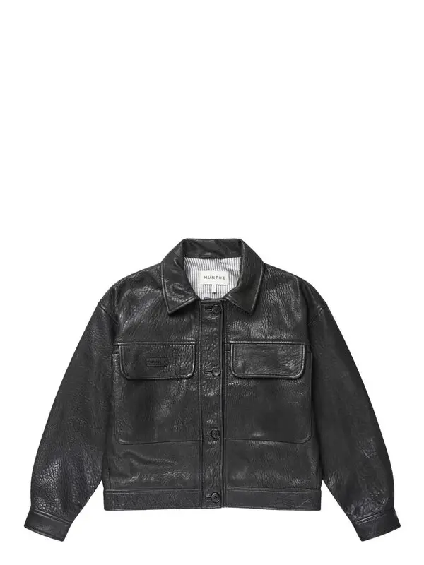 Munthe Vineth Button-up Jacket - Black