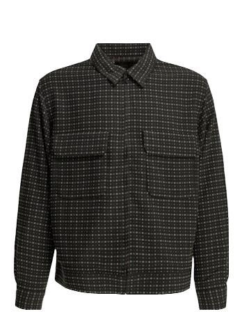 Needles Dobby Square Lightweight Jacket - Black