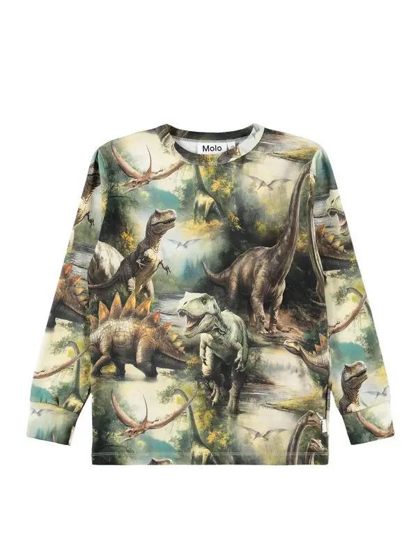 MOLO T-shirt Long Sleeves "rill - Green