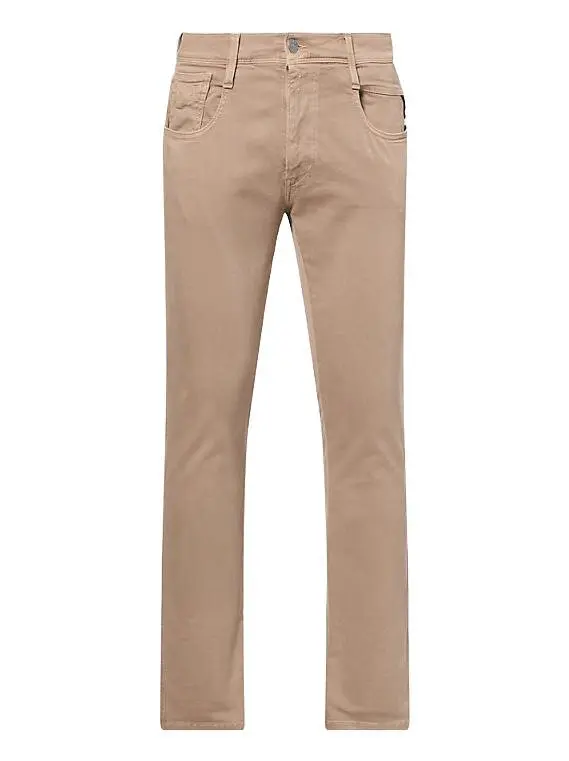 REPLAY Slim-fit Tapered Leg Jeans - Sand