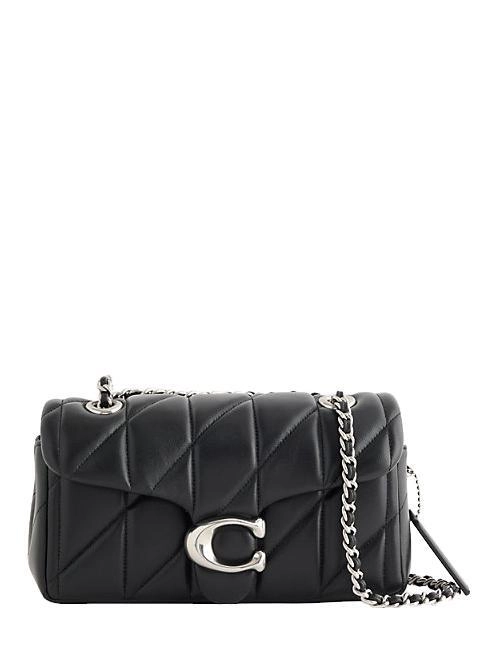 COACH Tabby 20 Quilted Leather Shoulder Bag - Black