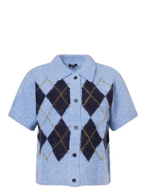 Rails Kelly Alpaca-blend Cardigan - Argyle