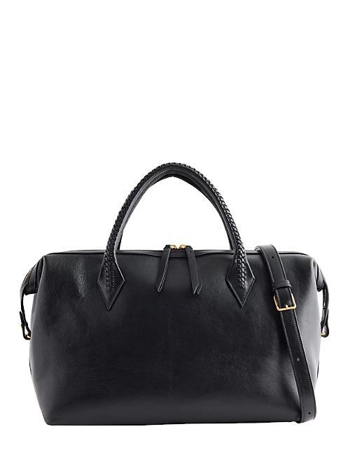METIER Vérité City Leather Top-handle Bag - Black