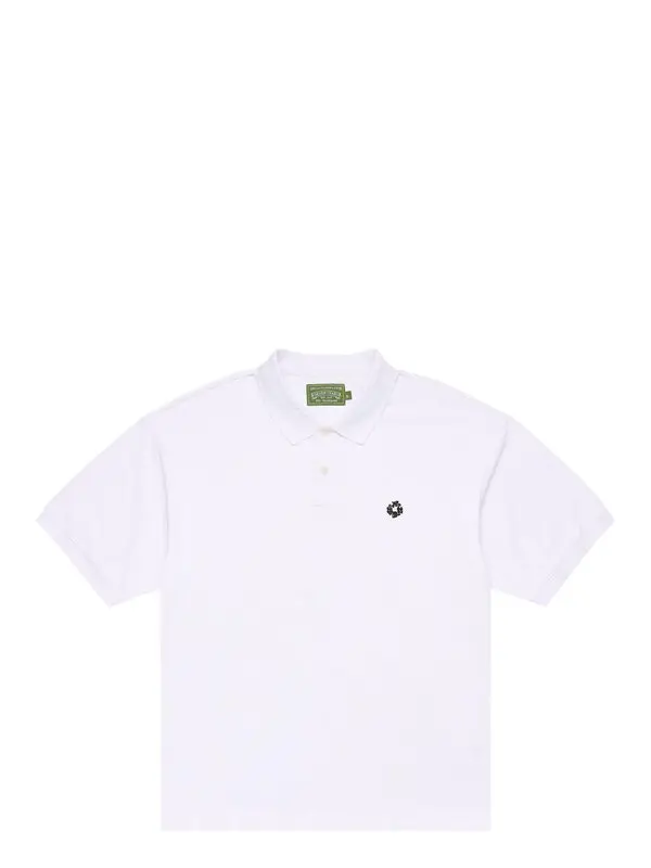 DENIM TEARS Wreath Polo - White